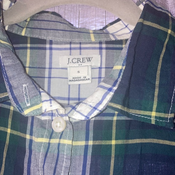 J. Crew Factory | Tops | Jcrew Plaid Button Down | Poshmark